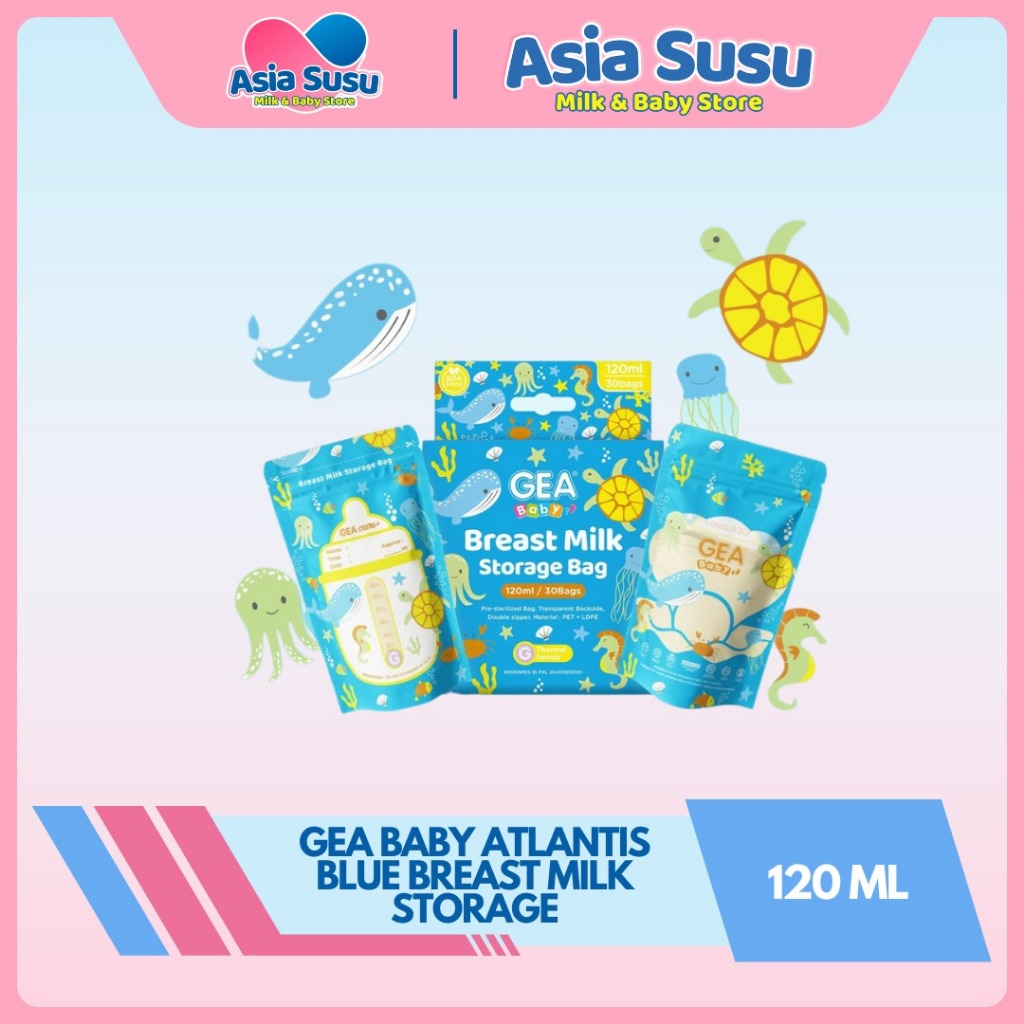 Jual GEA BABY Breastmilk Storage 120 ml - Kantong Asi | Shopee Indonesia