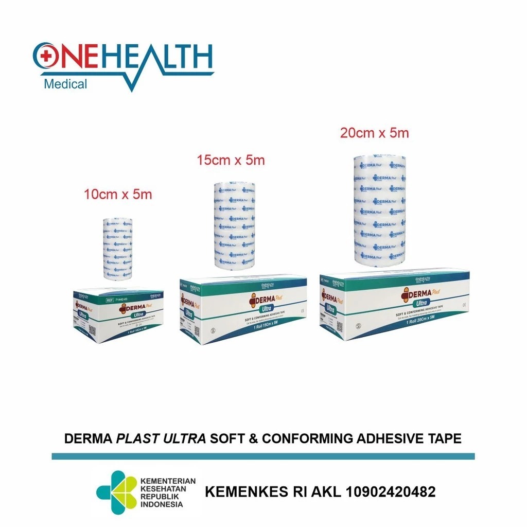 Jual Onehealth Dermaplast Plester Roll Adhesive Tape / Pester Penutup ...