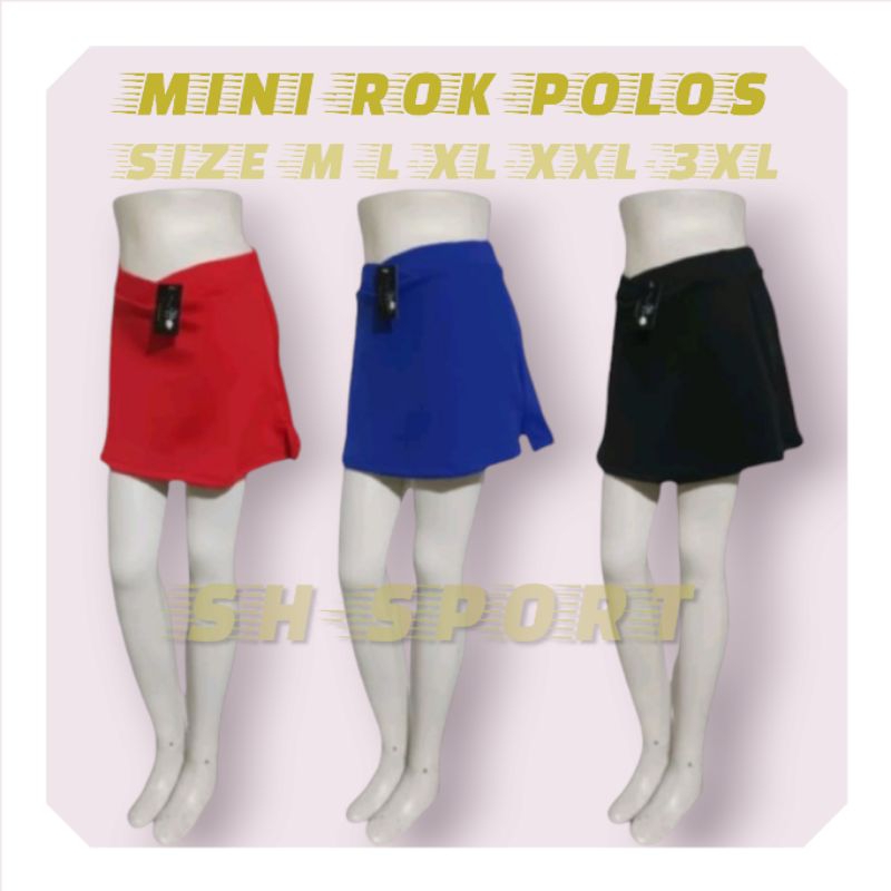 Jual [COD]-[MINI-ROK-POLOS]> mini rok || rok olahaga || rok mini || rok ...