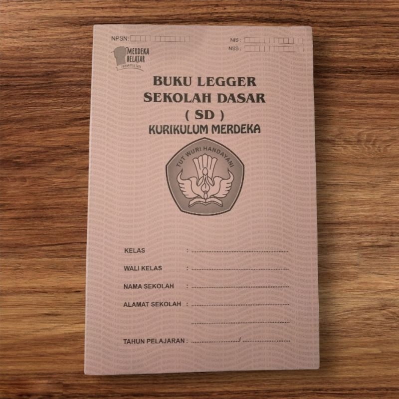 Jual buku LEGGER sekolah dasar/SD kurikulum merdeka edisi terbaru ...