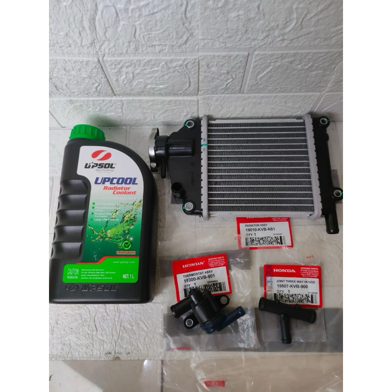 Jual KVB PAKET RADIATOR AIR RADIATOR+THERMOSTAT+SEANG RADIATOR motor ...