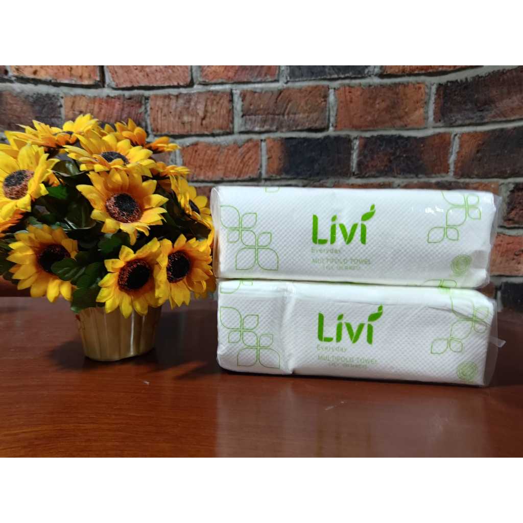 Jual Tissue Livi Multifold Hand Towel | Tissue Dapur Minyak 150's PROMO ...