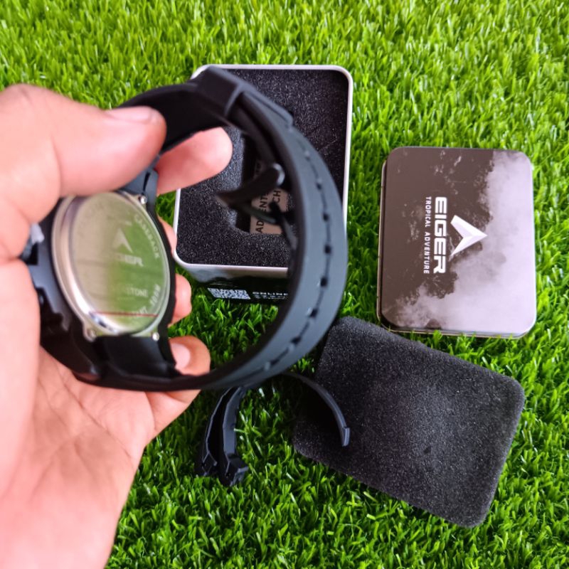 Jual eiger alverstone black new include sesuai foto | Shopee Indonesia