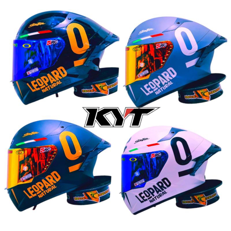 Jual Helm KYT TT course gorila grey dof paket ganteng original KYT ...