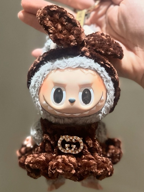 Jual Labubu party dress in dark brown | Shopee Indonesia