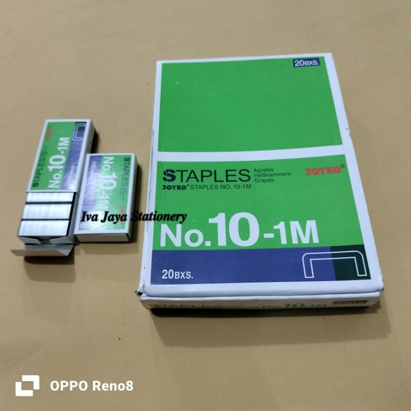 Jual Isi Staples Kecil No.10-1M Joyko ( Isi 20 Pak ) | Shopee Indonesia