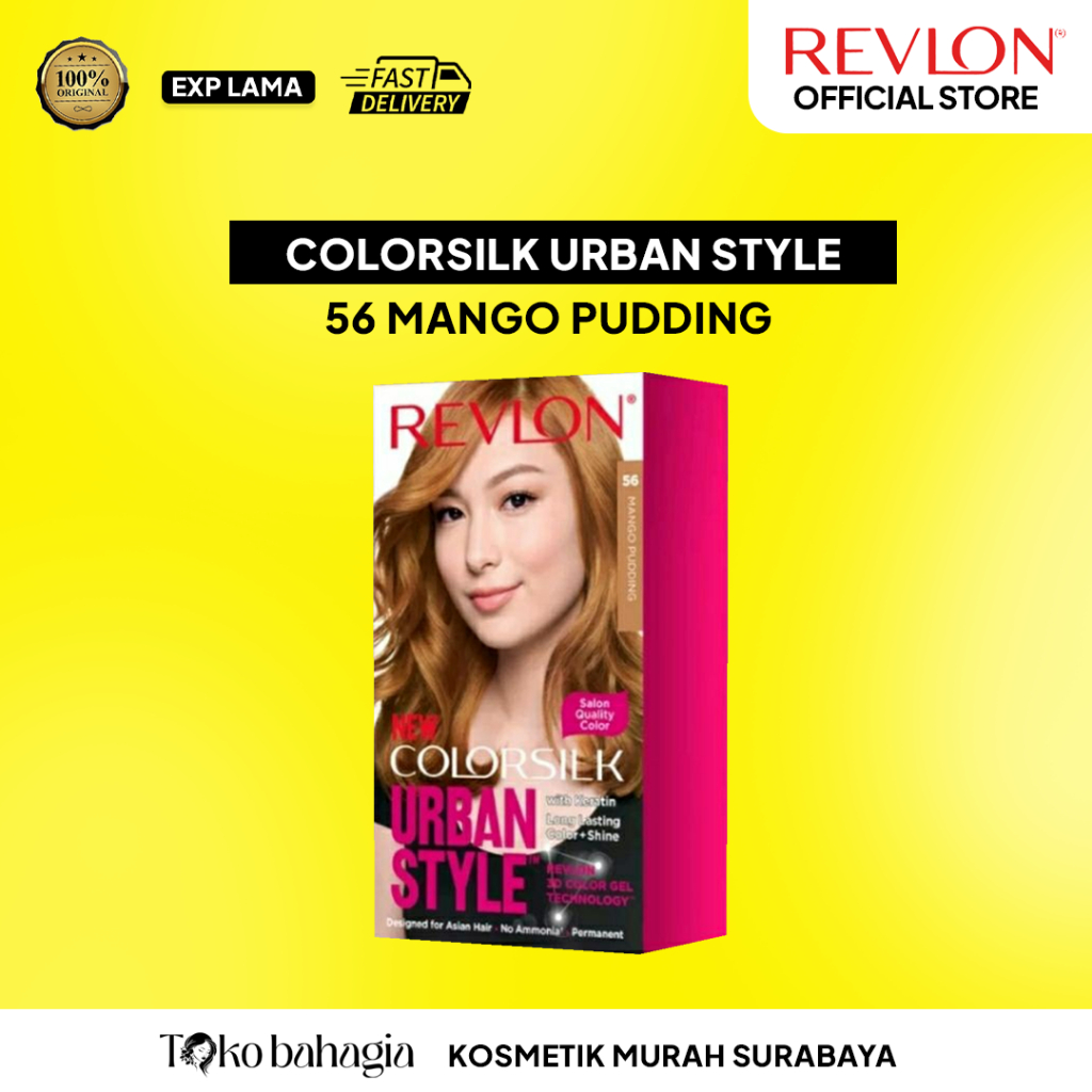 Jual Revlon Colorsilk Urban Style Hair Color - Mango Pudding | Shopee ...