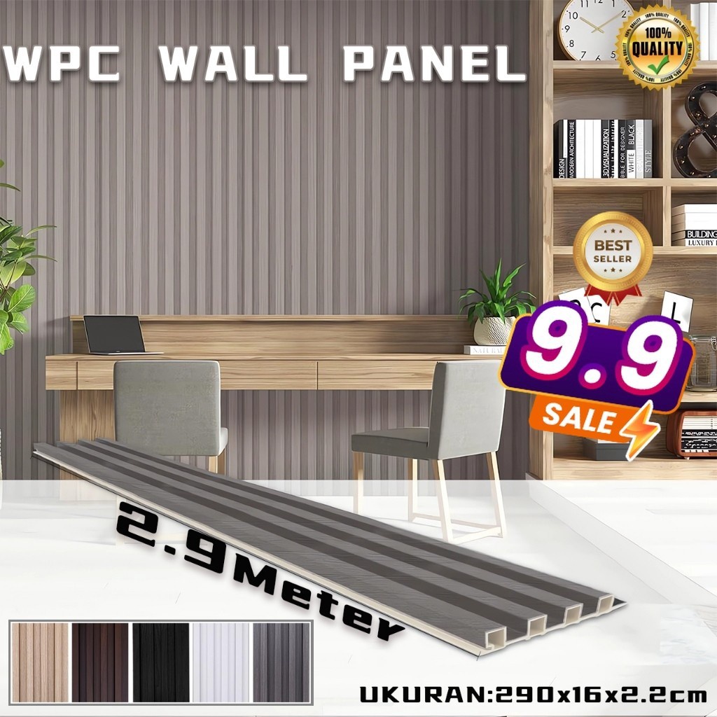 Jual 29meter x16cm Wall Panel Dinding Kamar Tidur Wall Panel Pvc Wpc ...