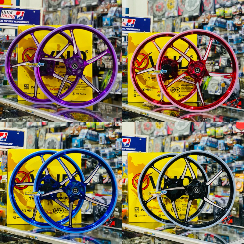 Jual VND Velg Racing AK 5000 F: 1.60x17 & R: 160x17 MX KING | Shopee ...