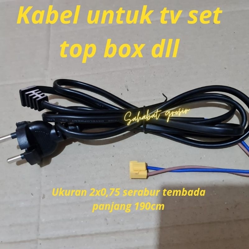 Jual Kabel Power Untuk TV Set Top Box dll | Shopee Indonesia