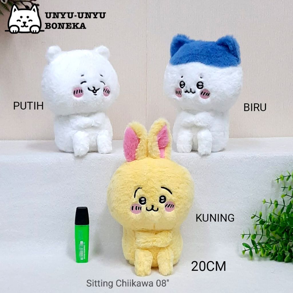 Jual boneka Sitting Chiikawa miniso chiikawa Chiikawa Usagi Hachiware ...