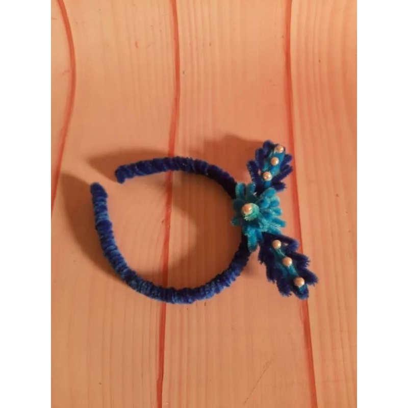 Jual Bando kawat bulu. dengan warna dan motif yang cantik. dibuat ...