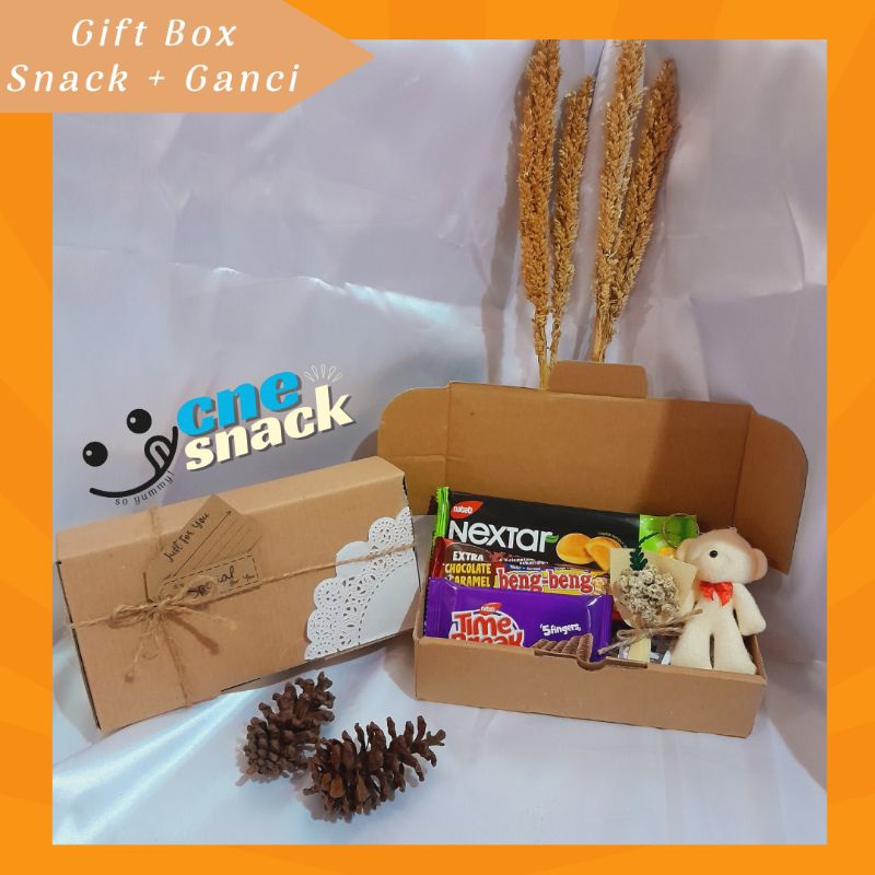 Jual HAMPERS GIFT BOX SNACK + GANCI | Shopee Indonesia