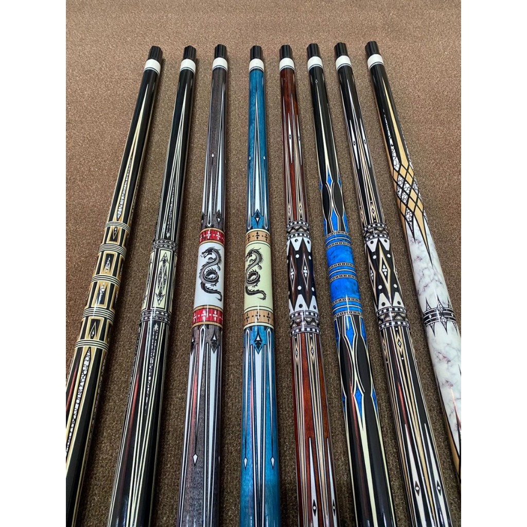 Jual CUE ELF Play Cue Stick Carbon Low Deflection Stik CUEELF Billiard ...