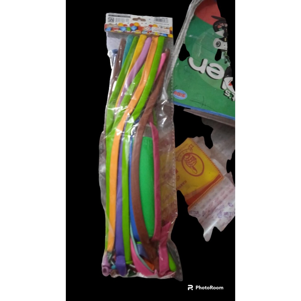 Jual balon super cacing party supply balloon colorful | Shopee Indonesia