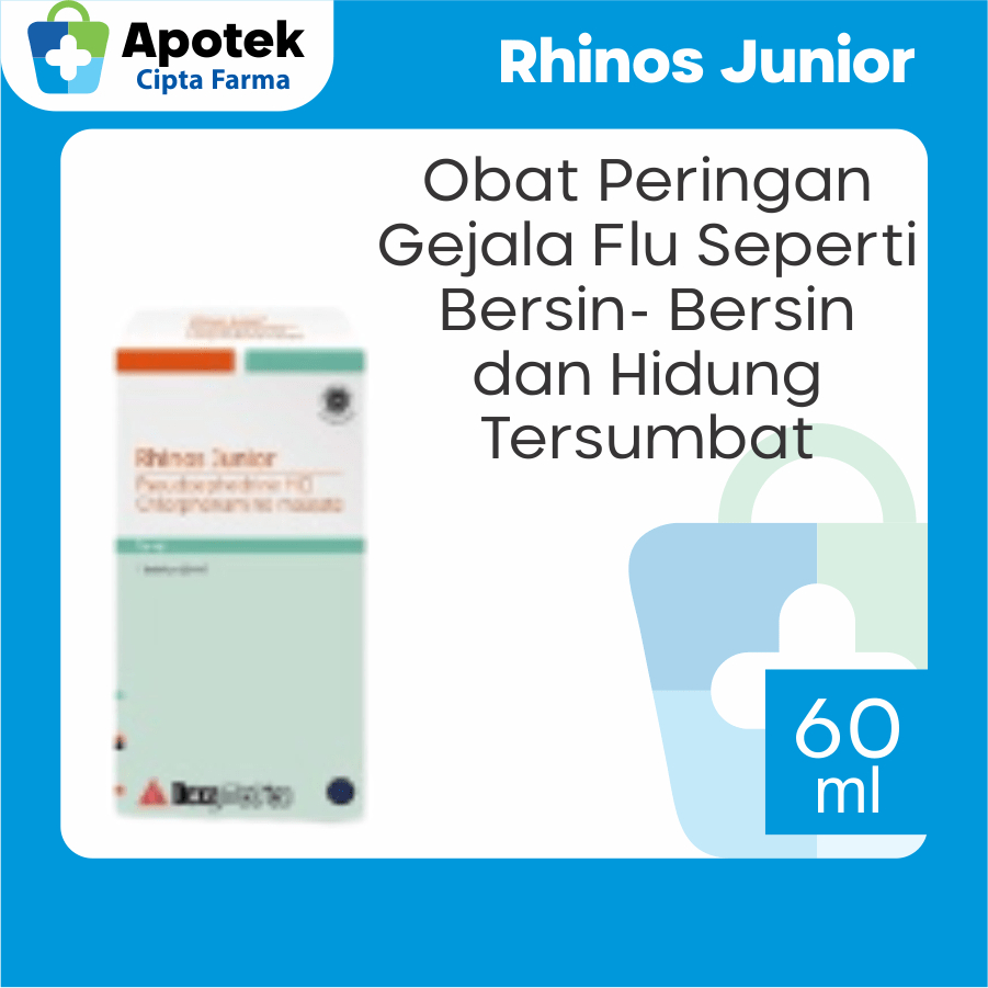 Jual Rhinos Junior Sirup Rinos Sr Obat Flu Pilek Hidung Tersumbat ...