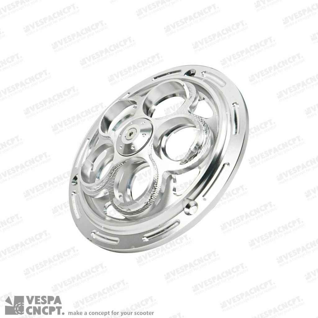 Jual Cover Fan Spinner Race Boy Silver V3 Vespa Sprint Primavera Lx S ...