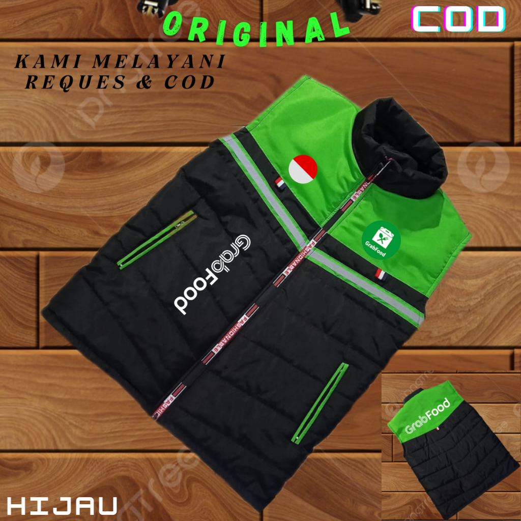 Jual Rompi Parasut Anti Angin Rompi Motor Pria Ojol Online Rompi Hiking ...