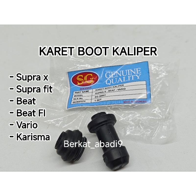 Jual Karet boot usus kaliper cakram Supra x / Revo lama / Karisma / supra fit new / supra x 125 ...