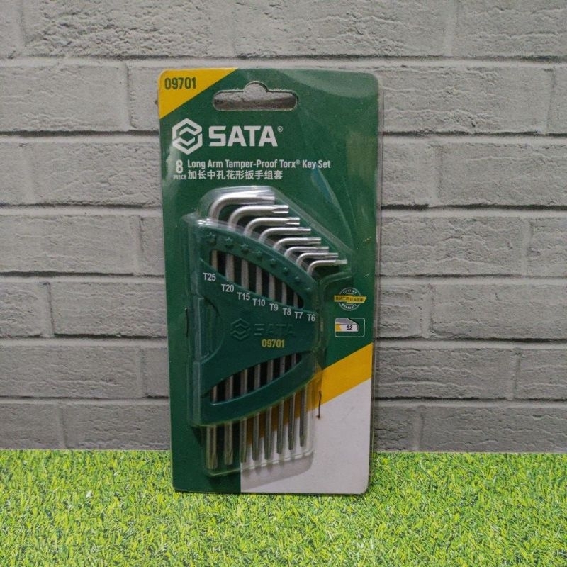Jual SATA 09701 Kunci L Bintang 8 Pcs Torx Tamper-Proof Key Set ...