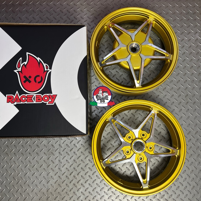 Jual Velg Race Boy Raceboy Five Star Model MK06 Gold Vespa Sprint ...