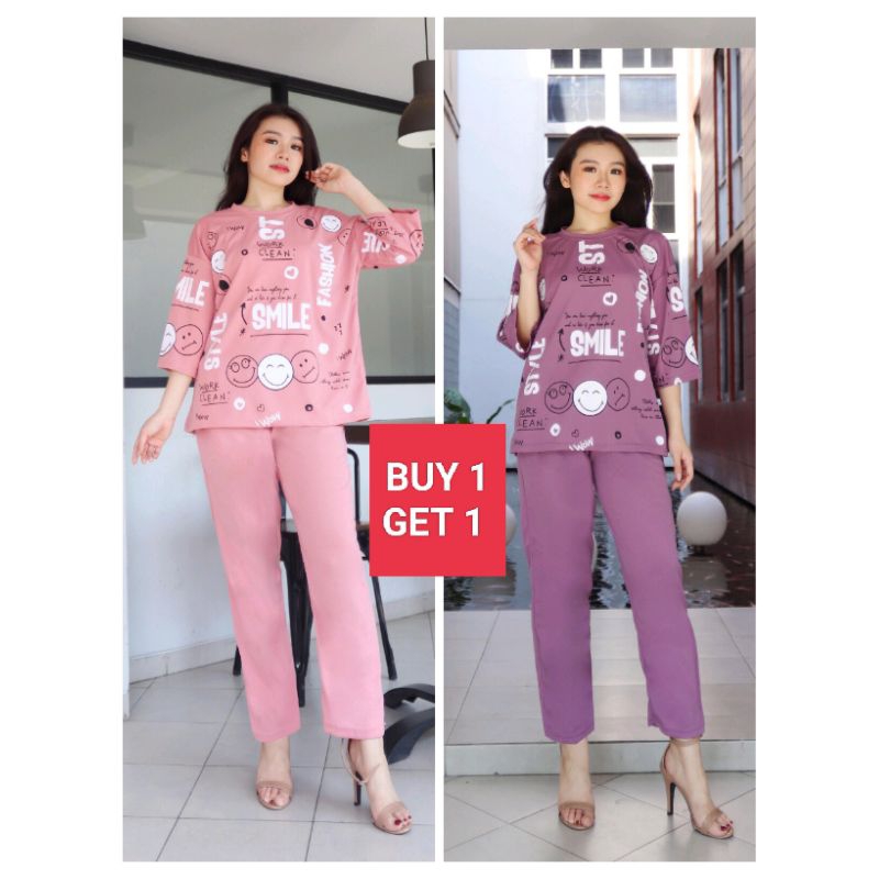 Jual BUY 1 GET 1 !!! Setelan Wanita PP STYLE FASHION | Shopee Indonesia