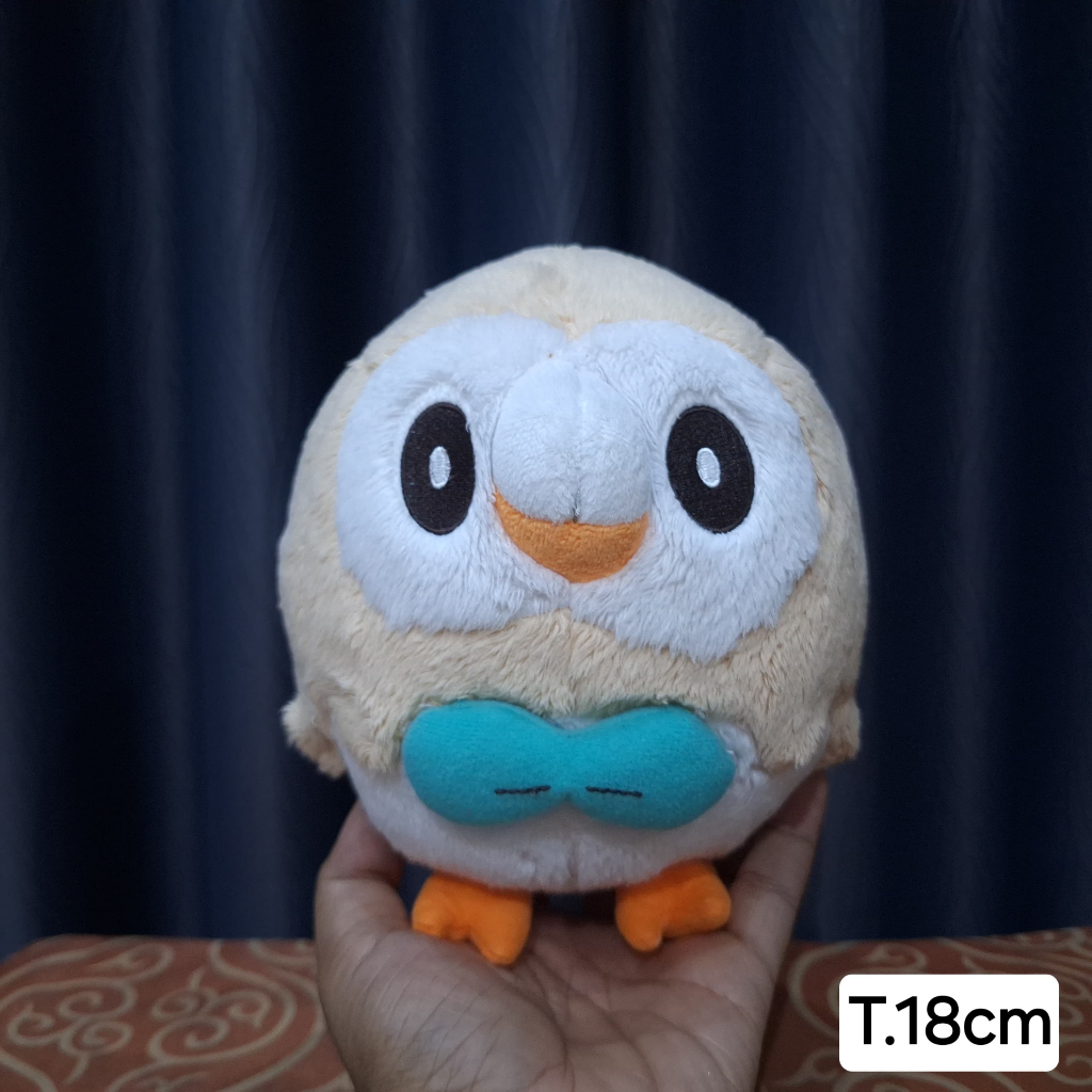 Jual Boneka Pokemon Rowlet Bulu Original Takara Tomy Changi Pudar Cantik Lucu | Shopee Indonesia