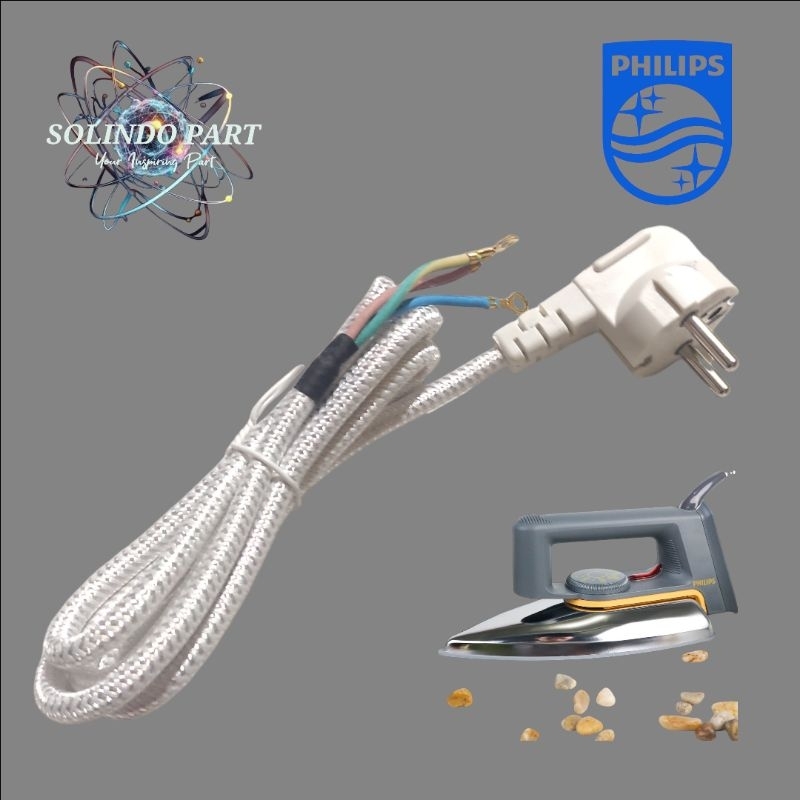 Jual d'Bezt Kabel Gosokan Setrika Philips Cosmos Panjang 1,5m lentur ...
