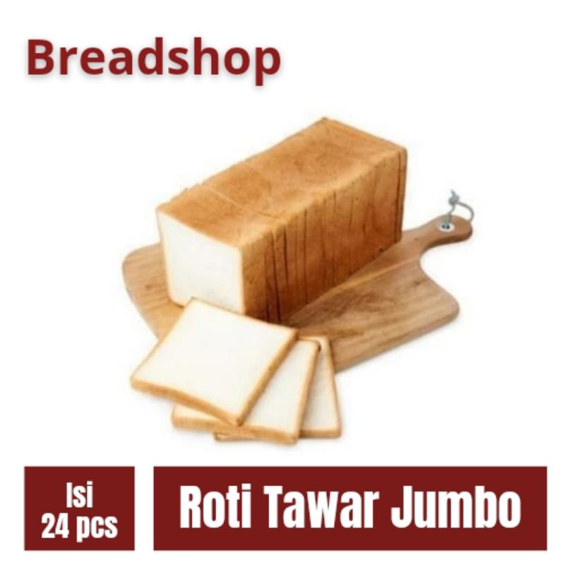 Jual PROMO ROTI TAWAR JUMBO ISI 24 Ukuran 10cm x 10cm | Shopee Indonesia