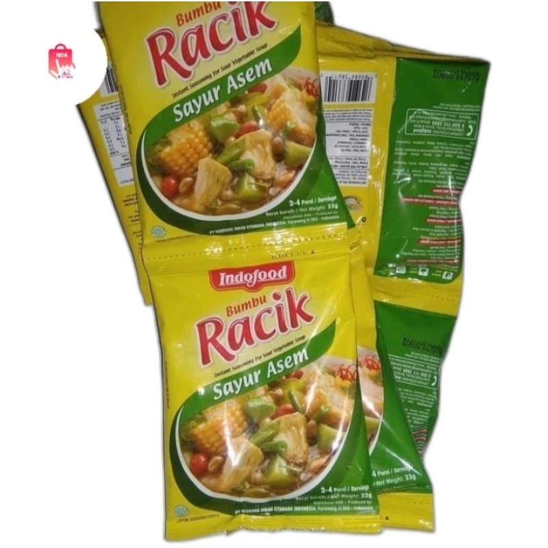 Jual Indofood Bumbu Racik Sayur Asem (1 renceng/10 sachet) | Shopee ...