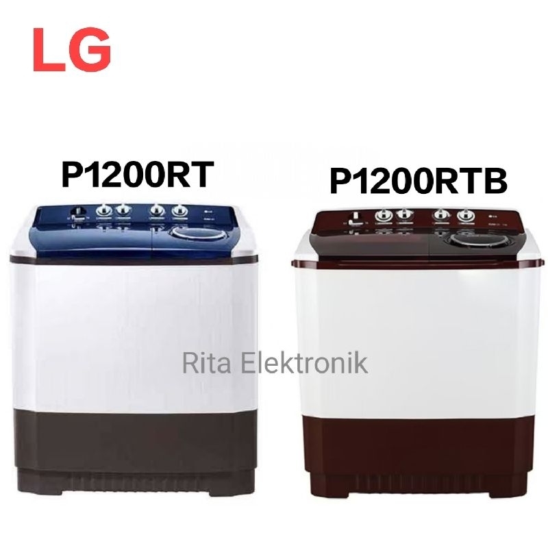 Jual Mesin Cuci 2Tabung LG P1200RT/RTB 12 Kg | Shopee Indonesia