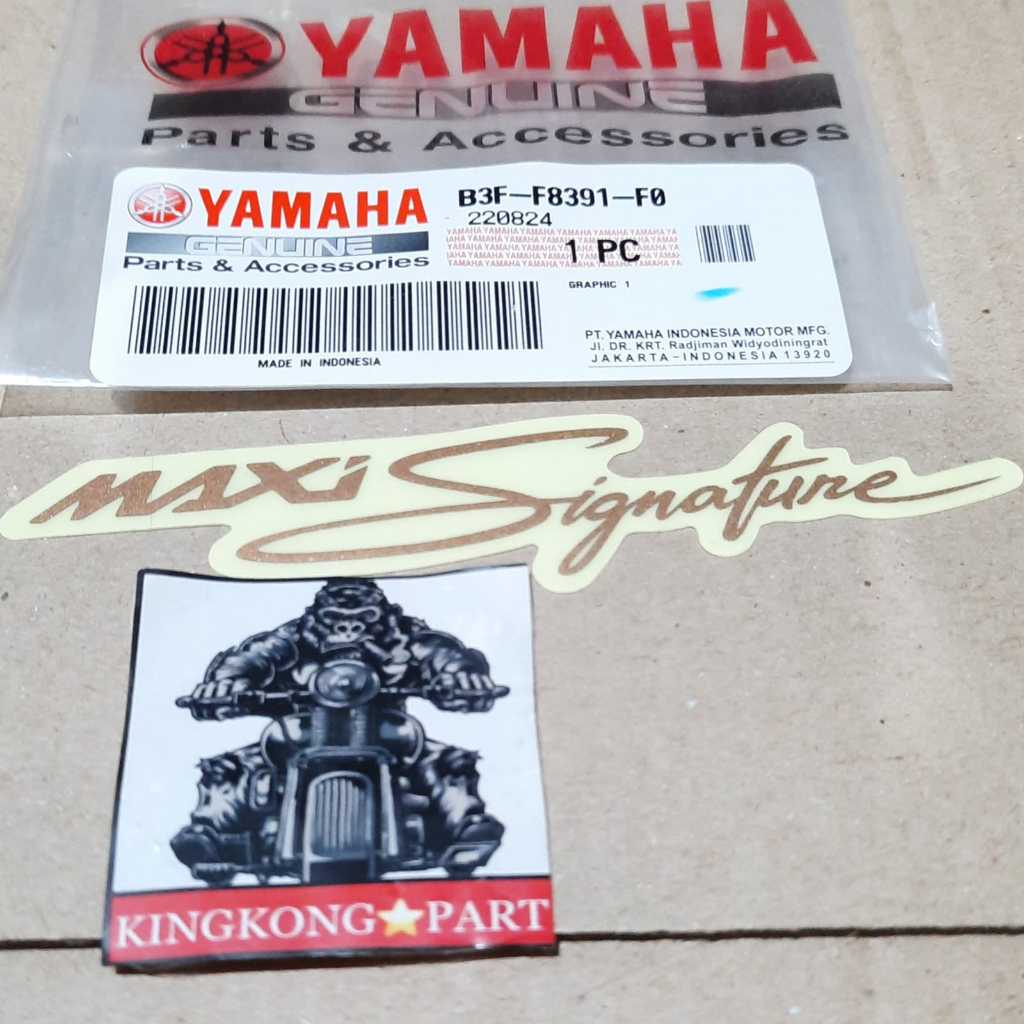 Jual Emblem sticker maxi signature nmax lexi original b3f-f8391-f0 ...
