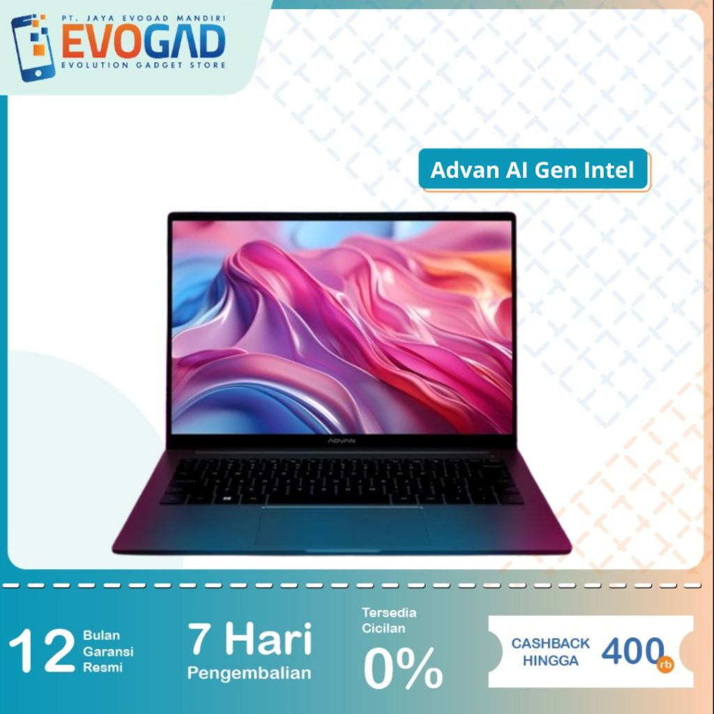 Jual Advan AI Gen Intel Ultra 5-125H 16GB 512GB Windows 11 - Garansi ...