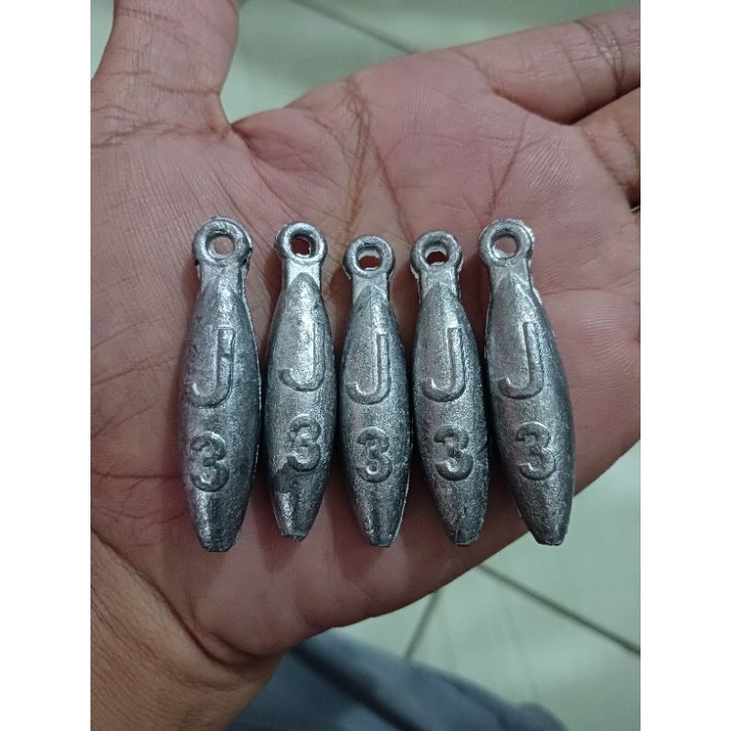 Jual (5 PCS) TIMAH JANTUNG J3 (Berat -+35Gram/Pcs) | Shopee Indonesia