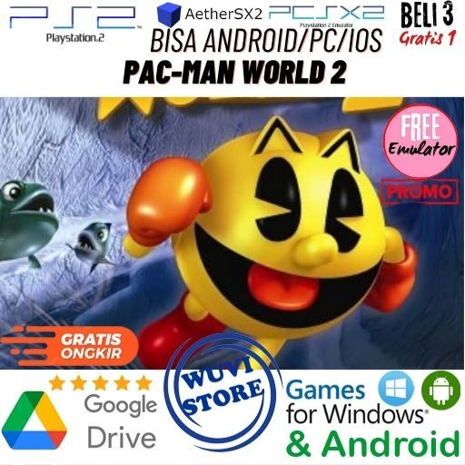 Jual PS 2 Pac-Man World 2 | Bisa di PC / Android / IOS Plus Emulator | Beli 3 Gratis 1 | Shopee ...