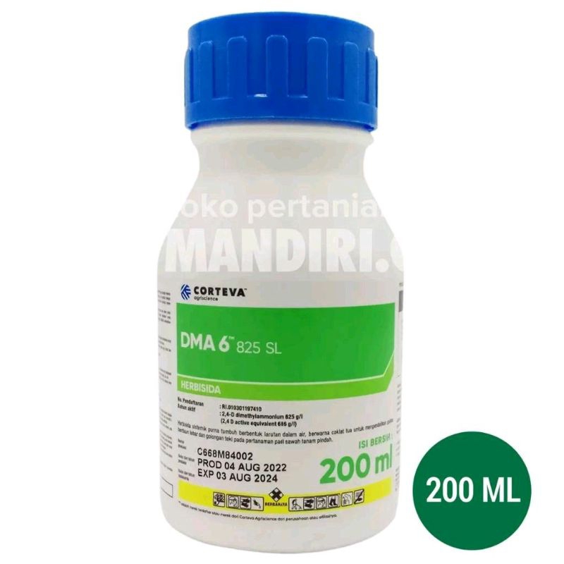 Jual HERBISIDA DMA 6 825 SL 200 ML | Shopee Indonesia