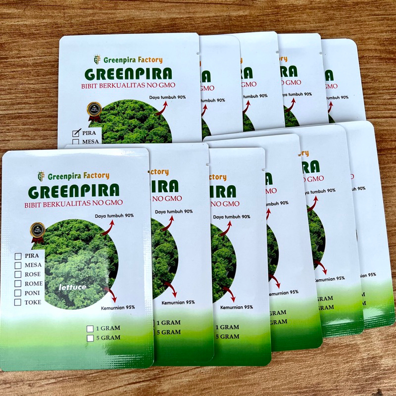 Jual [ PAKET PROMO 12 pak ] Benih Selada Rose 1 gram/ mirip rz junction ...