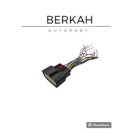Jual Kabel soket wire wiring modul rem ABS pin 16 original honda fi new ...