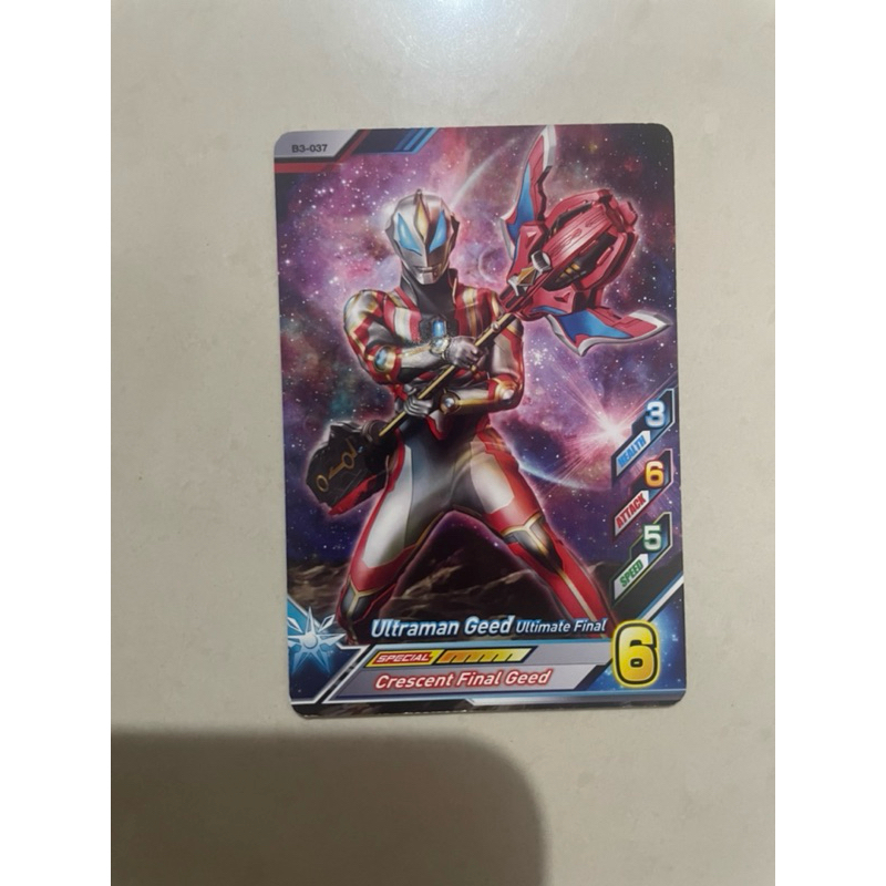 Jual Kartu ultraman fusion fight ultraman geed ultimate final | Shopee Indonesia