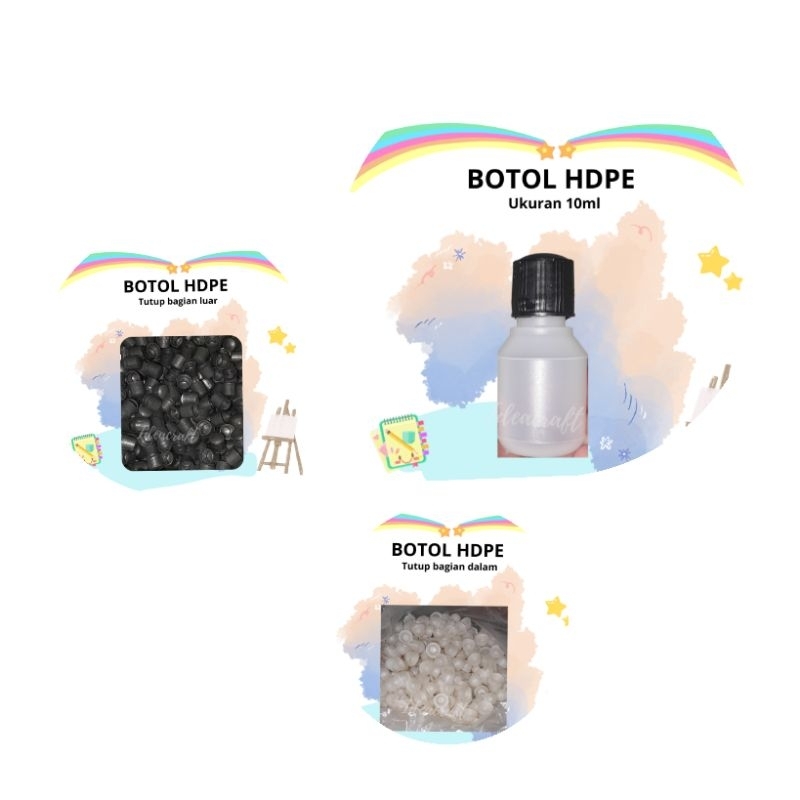 Jual BOTOL PLASTIK 10ML / BOTOL HDPE 10ML TERMURAH | Shopee Indonesia