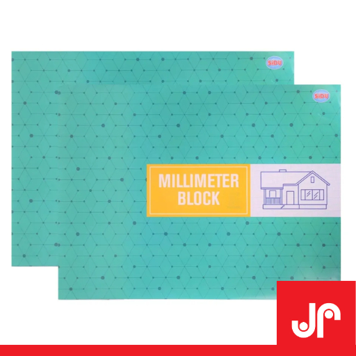 Jual SIDU BUKU MILLIMETER BLOCK F4 A3 / BUKU DESAIN UKURAN A3 F4 20 ...