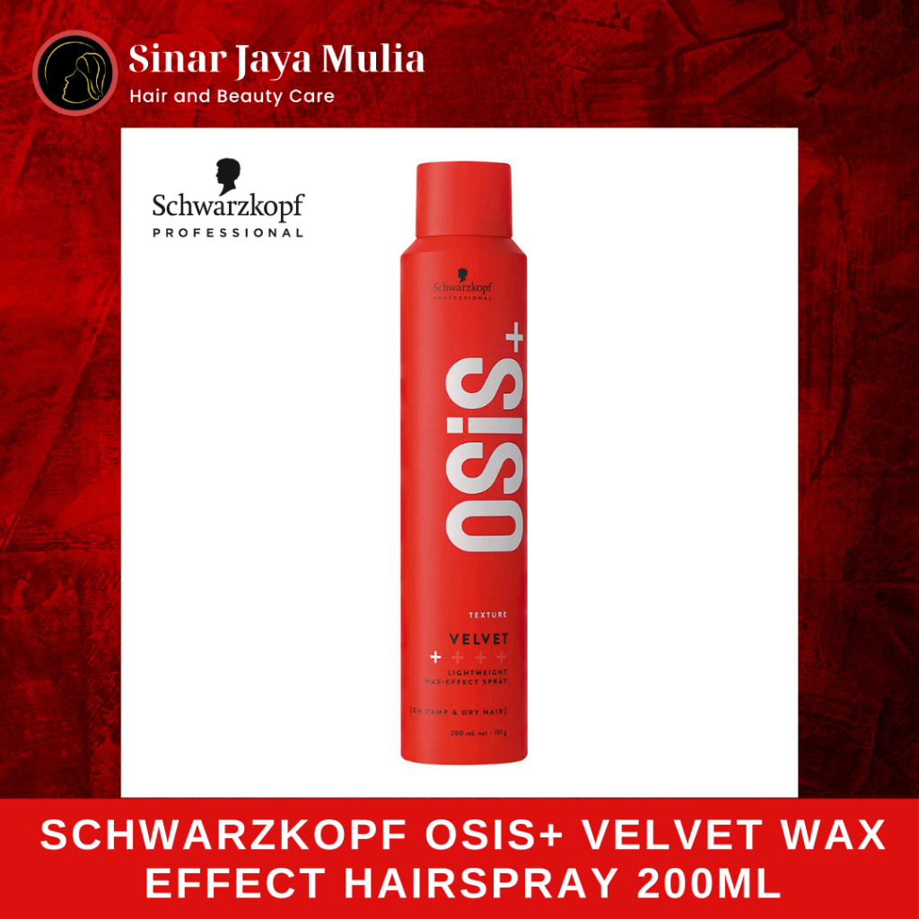 Jual Schwarzkopf Osis+ Velvet Wax Effect Hairspray 200ml - Styling ...