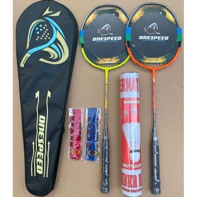 Jual Raket Bulutangkis Original Onespeed Paket Lengkap Raket + Tas ...