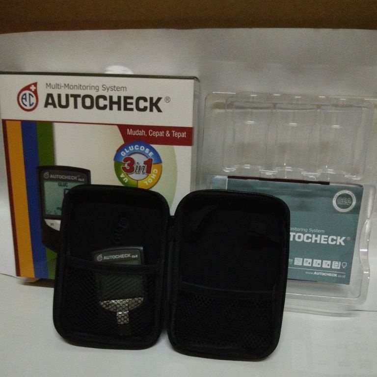 Jual Update Harga Autocheck GCU 3in1 auto check GCU 3 fungsi gula darah ...