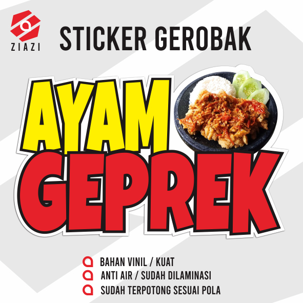 Jual Stikcer Gerobak, Sticker Etalase, Sticker Kaca, Sticker Nama Usaha ...