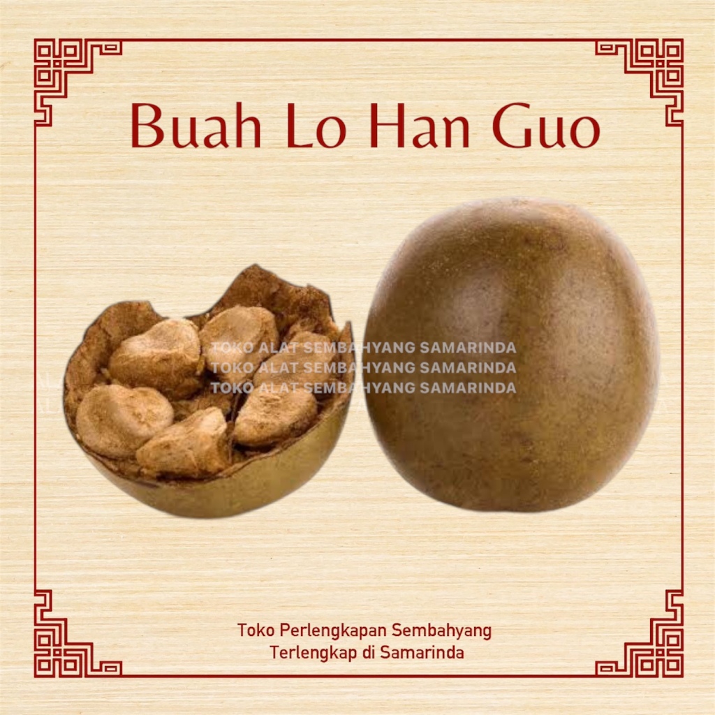 Jual Buah Lohankuo / Lo Han Kuo / Lo Han Guo isi 2 biji / alami ...