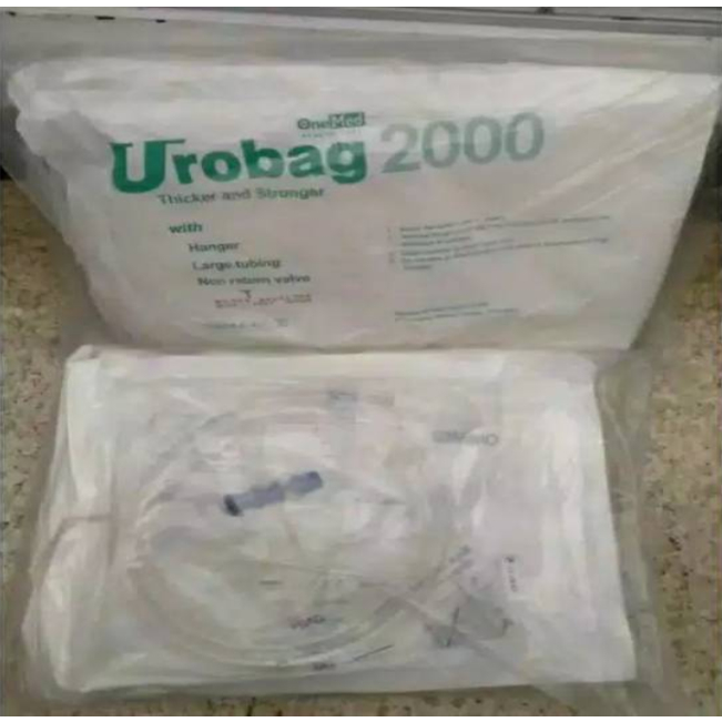 Jual Kantong Urine Bag Urobag 2000 OneMed t-valve | Shopee Indonesia