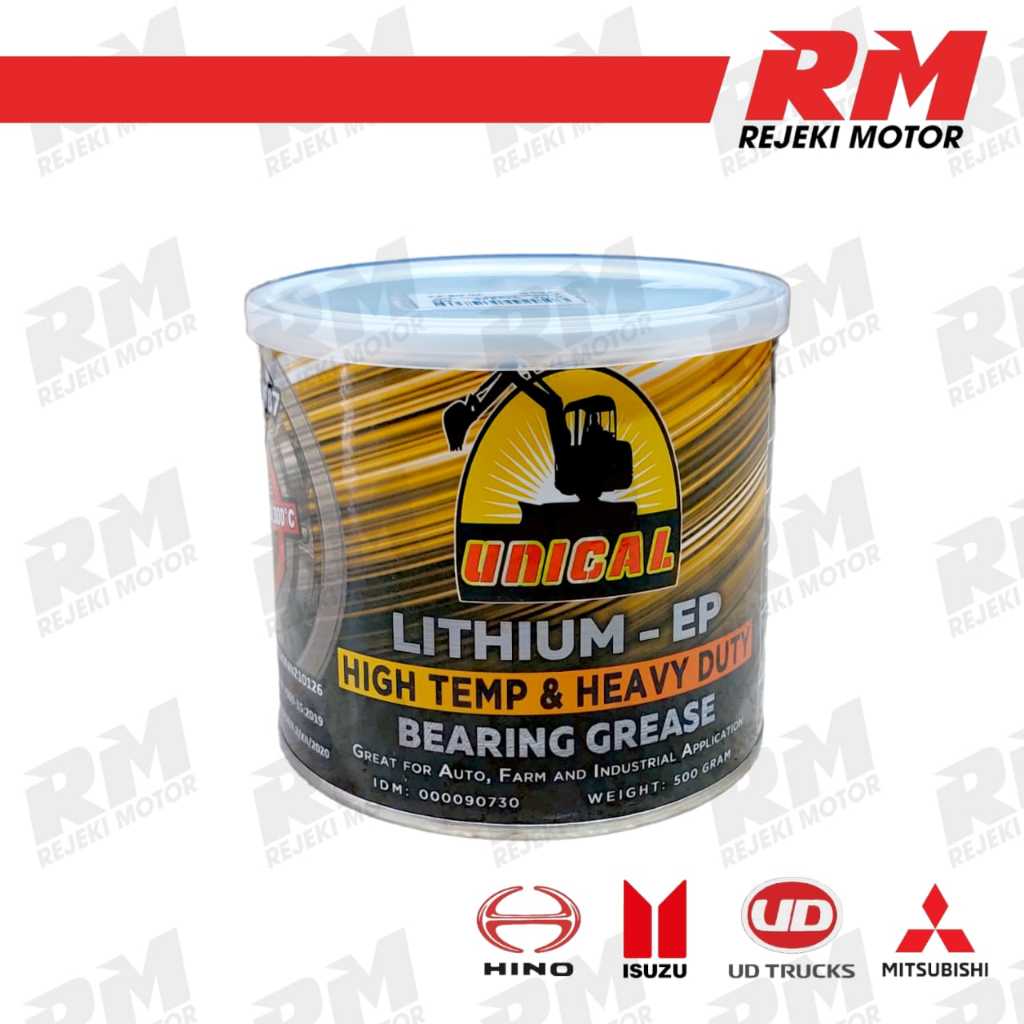 Jual Unical Lithium - EP Grease / Minyak Gemuk Yellow / Kuning 500 gram ...