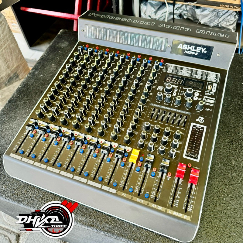 Jual MIXER ASHLEY HERO 8 CHANNEL COMPRES 199DSP EDIT A & B, Mixer ...
