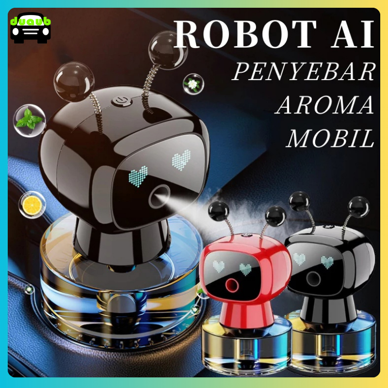 Jual Robot Parfum Mobil Diffuser Mobil Dekorasi Air Purifier Mobil ...
